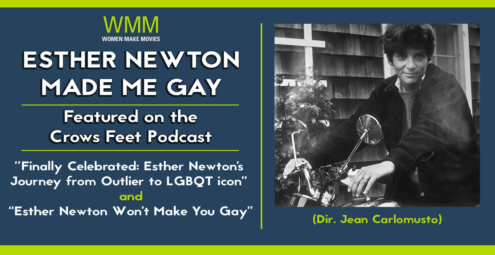 ESTHER NEWTON MADE ME GAY (dir. Jean Carlomusto) Featured in Medium ...